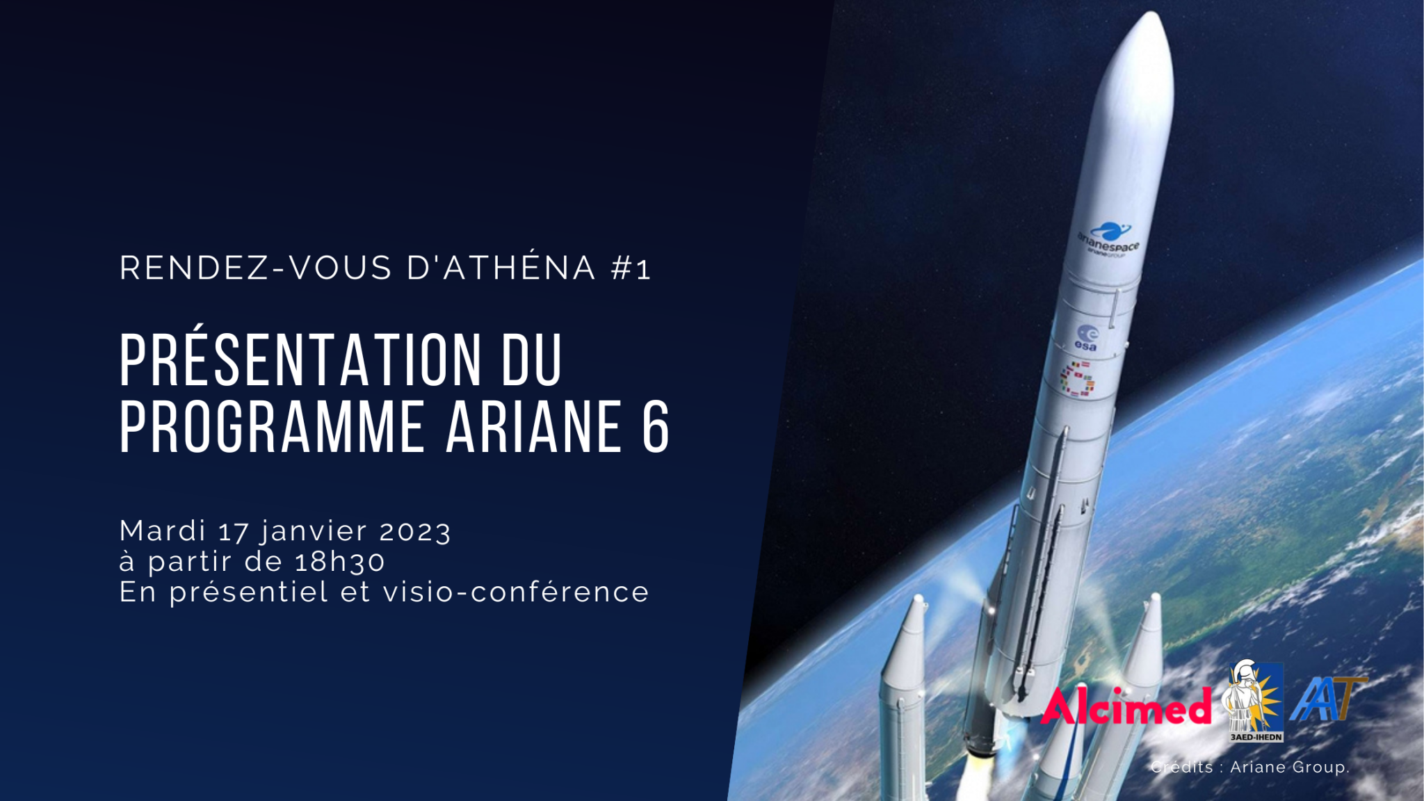 Rendez-vous d'Athéna #1 | Présentation du programme Ariane 6 - 3AED-IHEDN