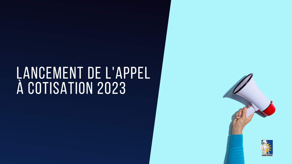 L'appel à cotisations 2023 est lancé ! - AED/SNC-IHEDN